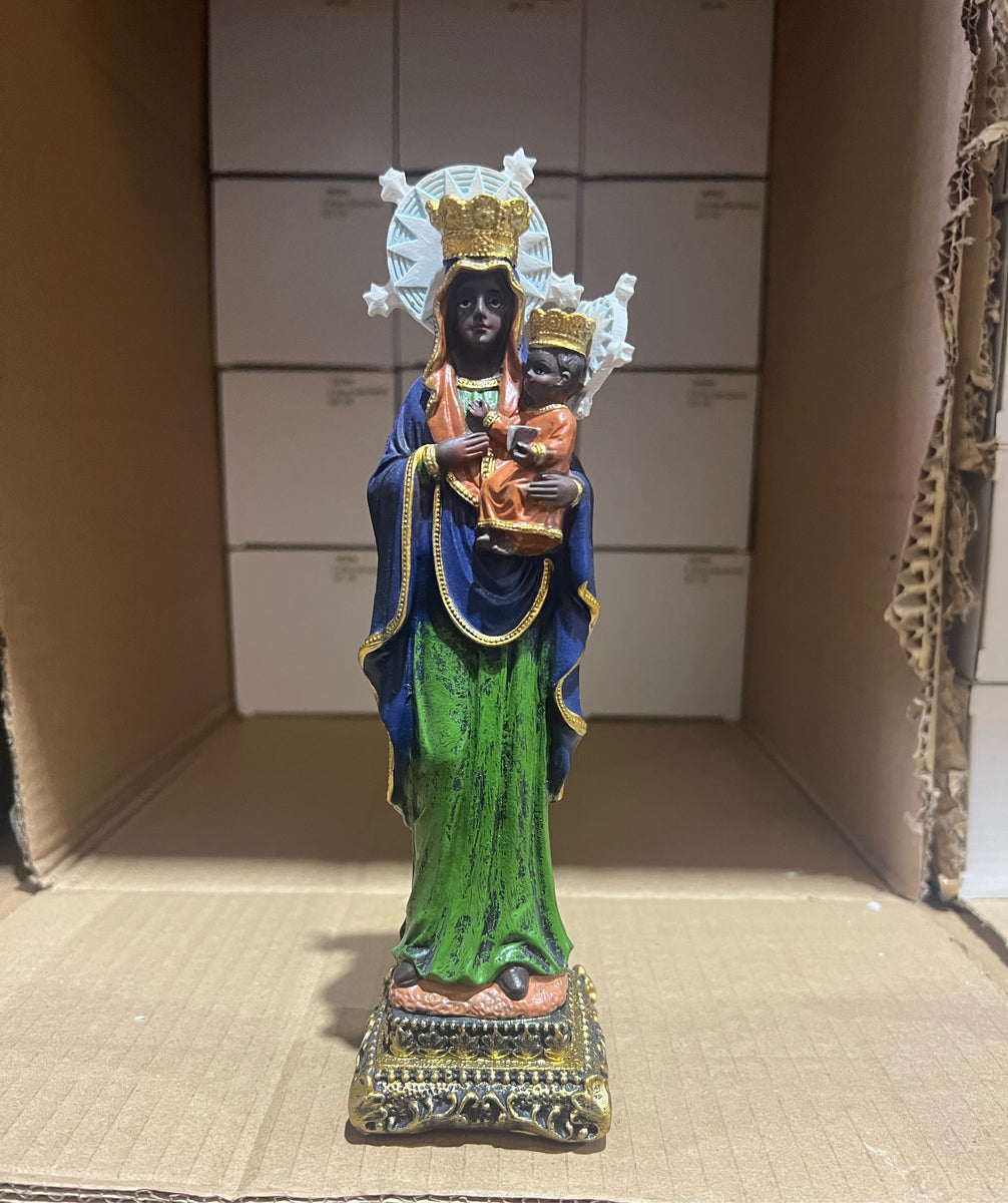 Erzulie Dantor / Boran / Santa Barbara/ Black Modonna Africana Statue ...